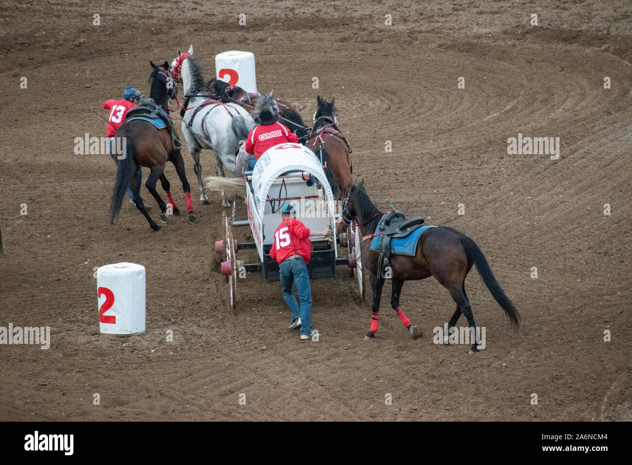 GMC Rangeland Derby Chuckwagon Racing at the Calgary Stampede ...