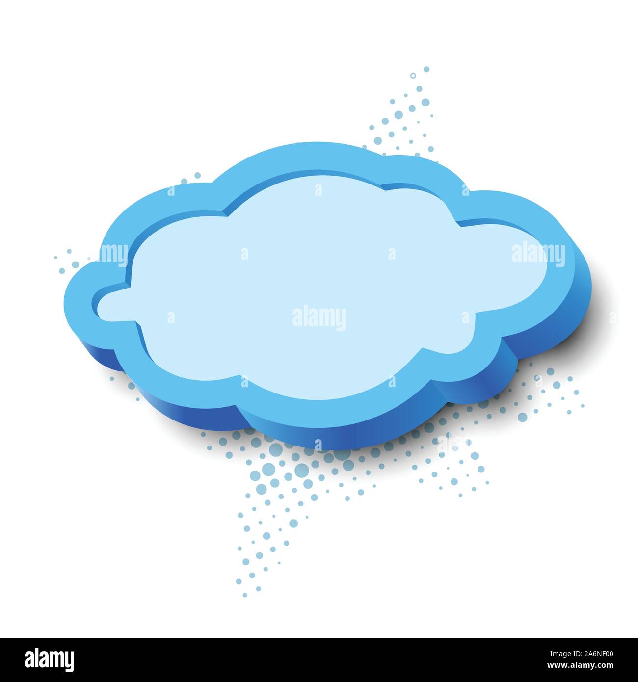 3d cloud frame Stock Vector Image & Art - Alamy