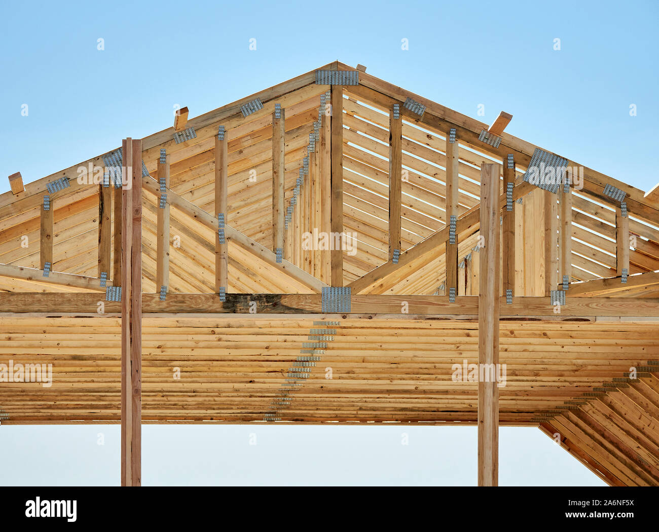 Roof truss plate hi-res stock photography and images - Alamy