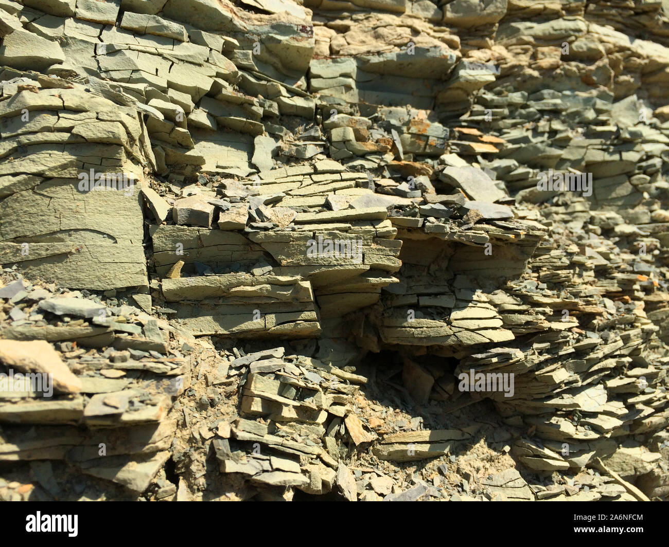 Mountain textured rocky wall with scenic layered stone structure Stock ...