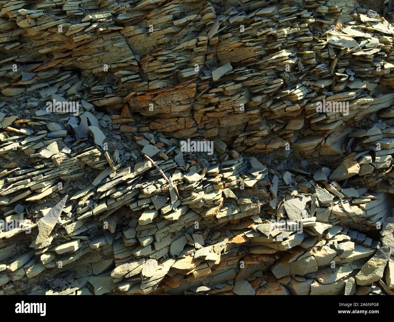 Mountain textured rocky wall with scenic layered stone structure Stock ...