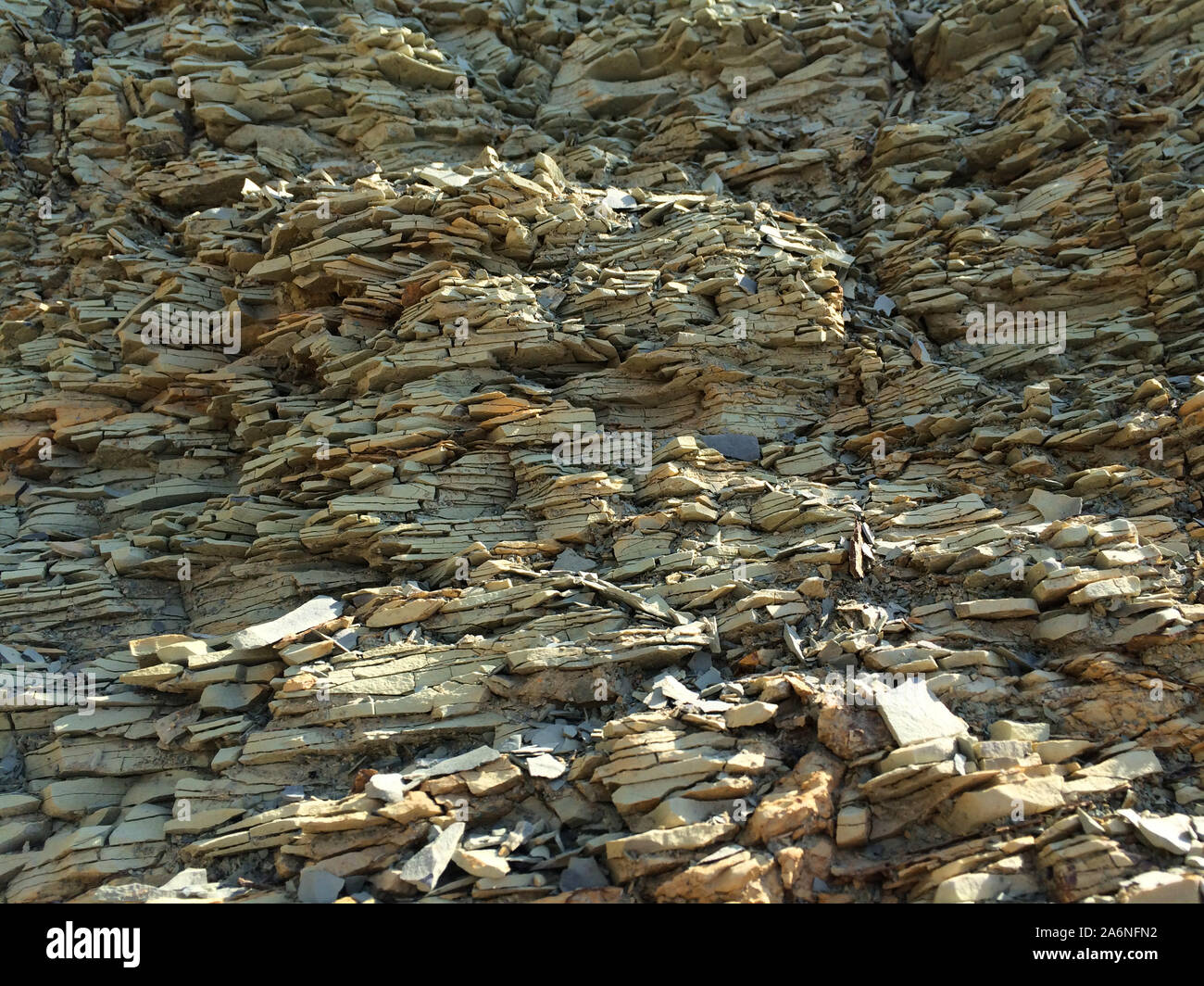 Mountain textured rocky wall with scenic layered stone structure Stock ...