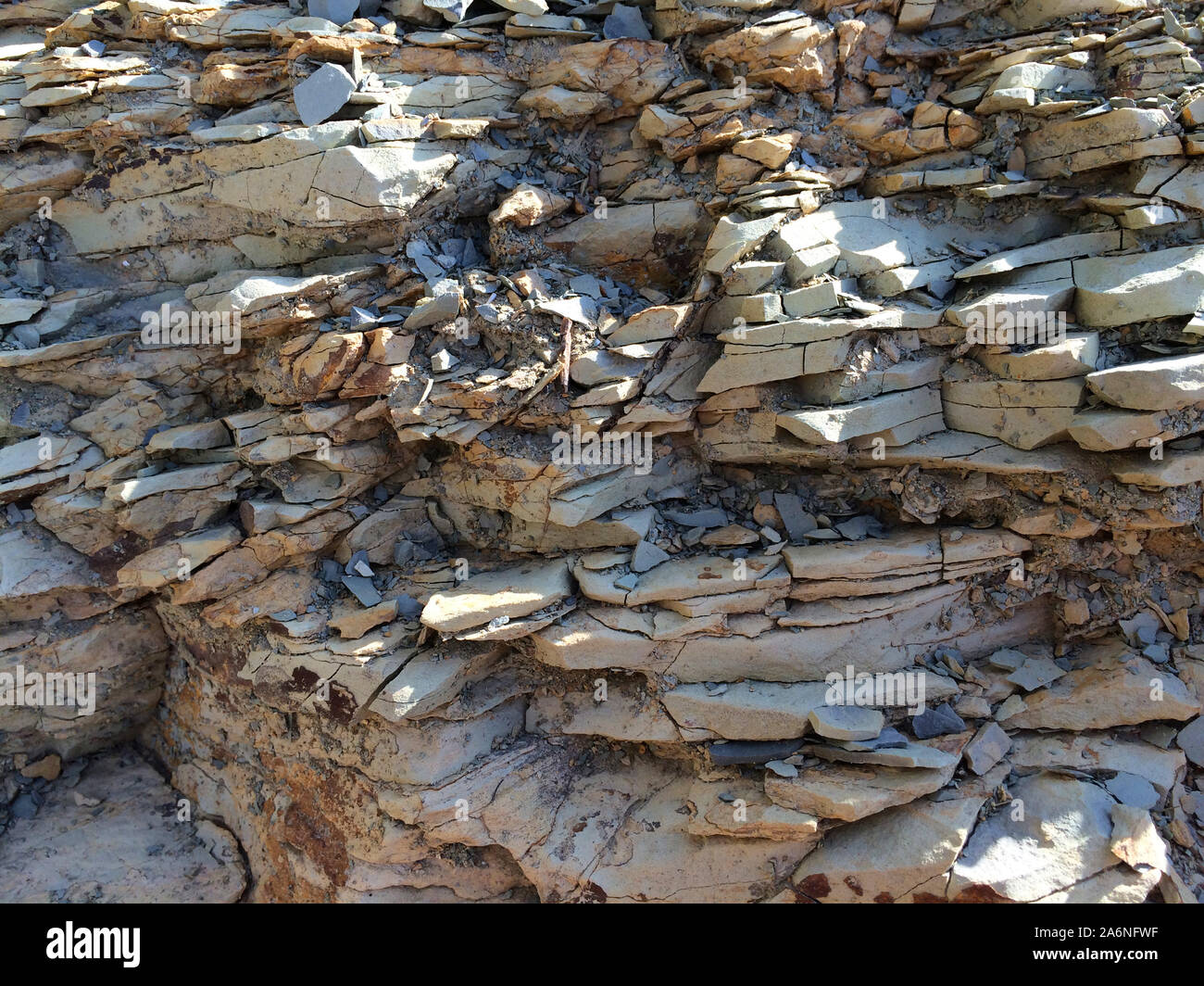 Mountain textured rocky wall with scenic layered stone structure Stock ...