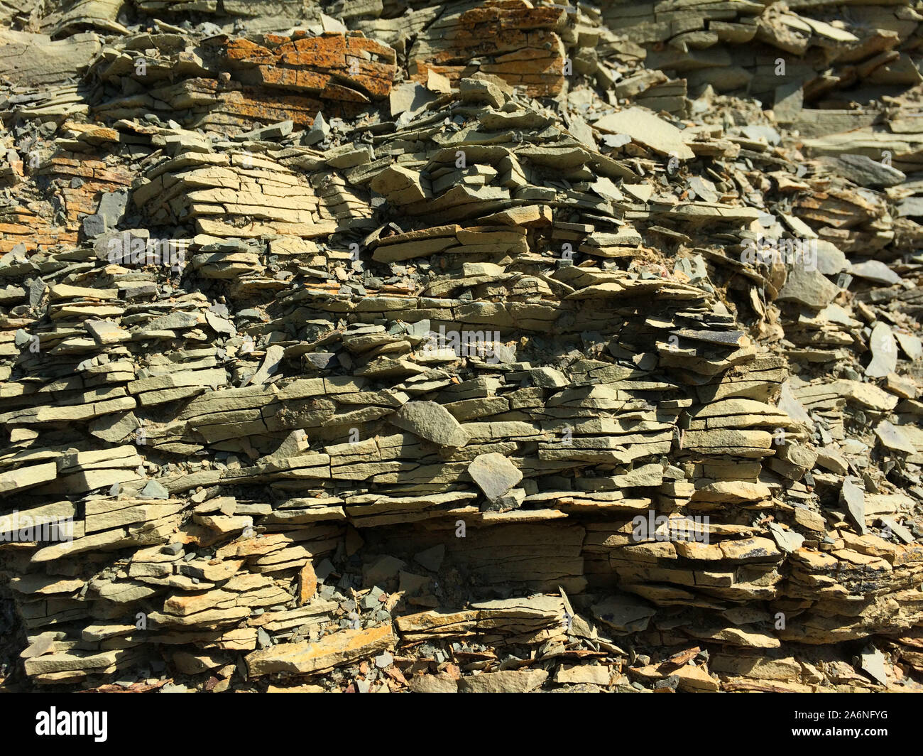 Mountain textured rocky wall with scenic layered stone structure Stock ...