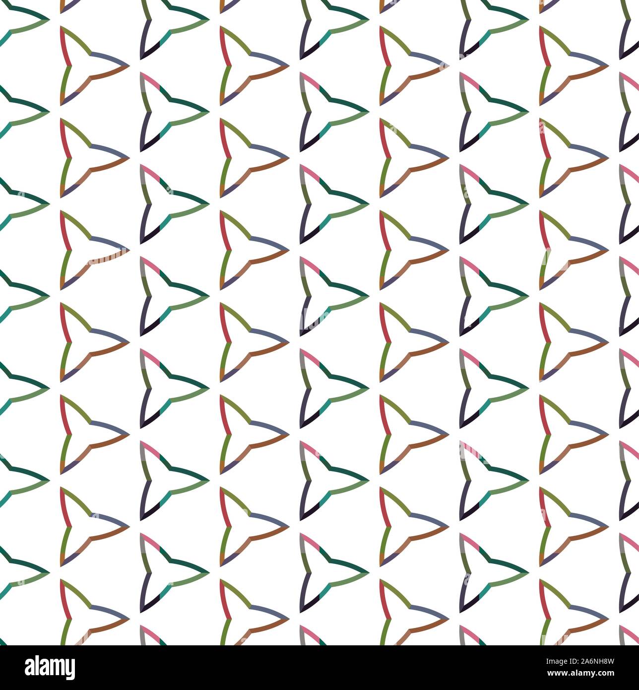 Geometric ornamental vector pattern. Seamless design texture Stock ...