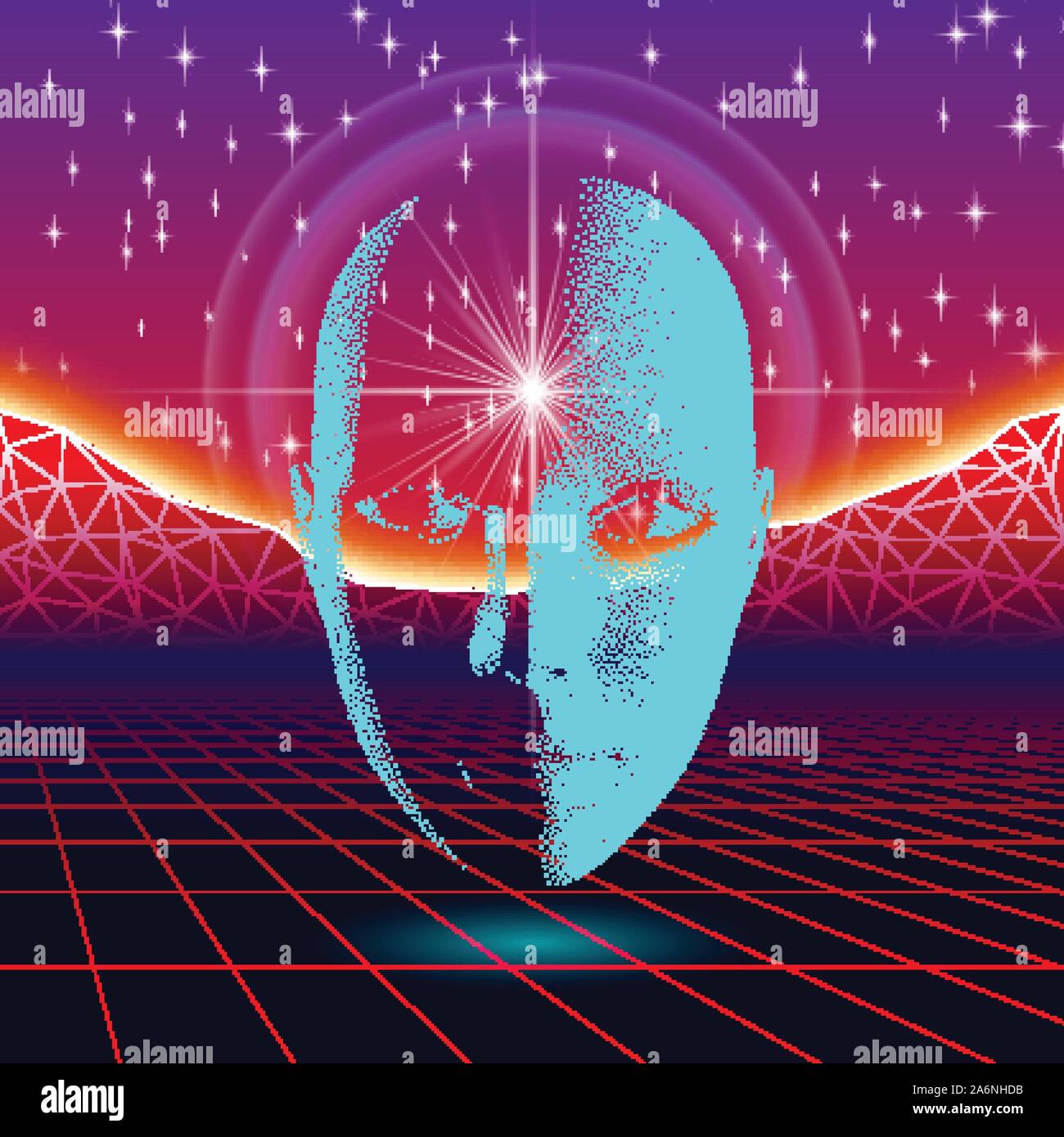 Retro wave hi-res stock photography and images - Alamy