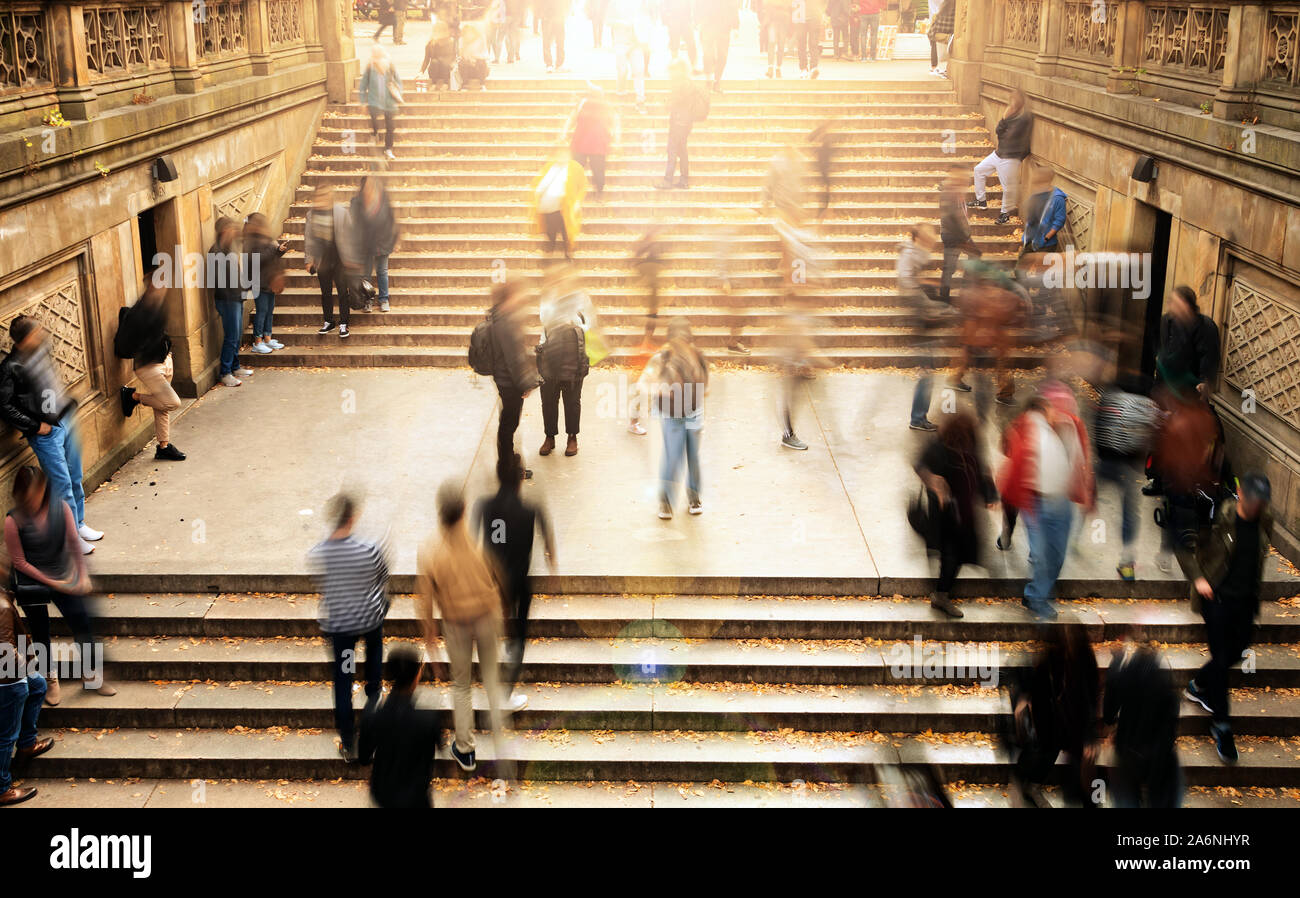People climbing stairs hi-res stock photography and images - Alamy