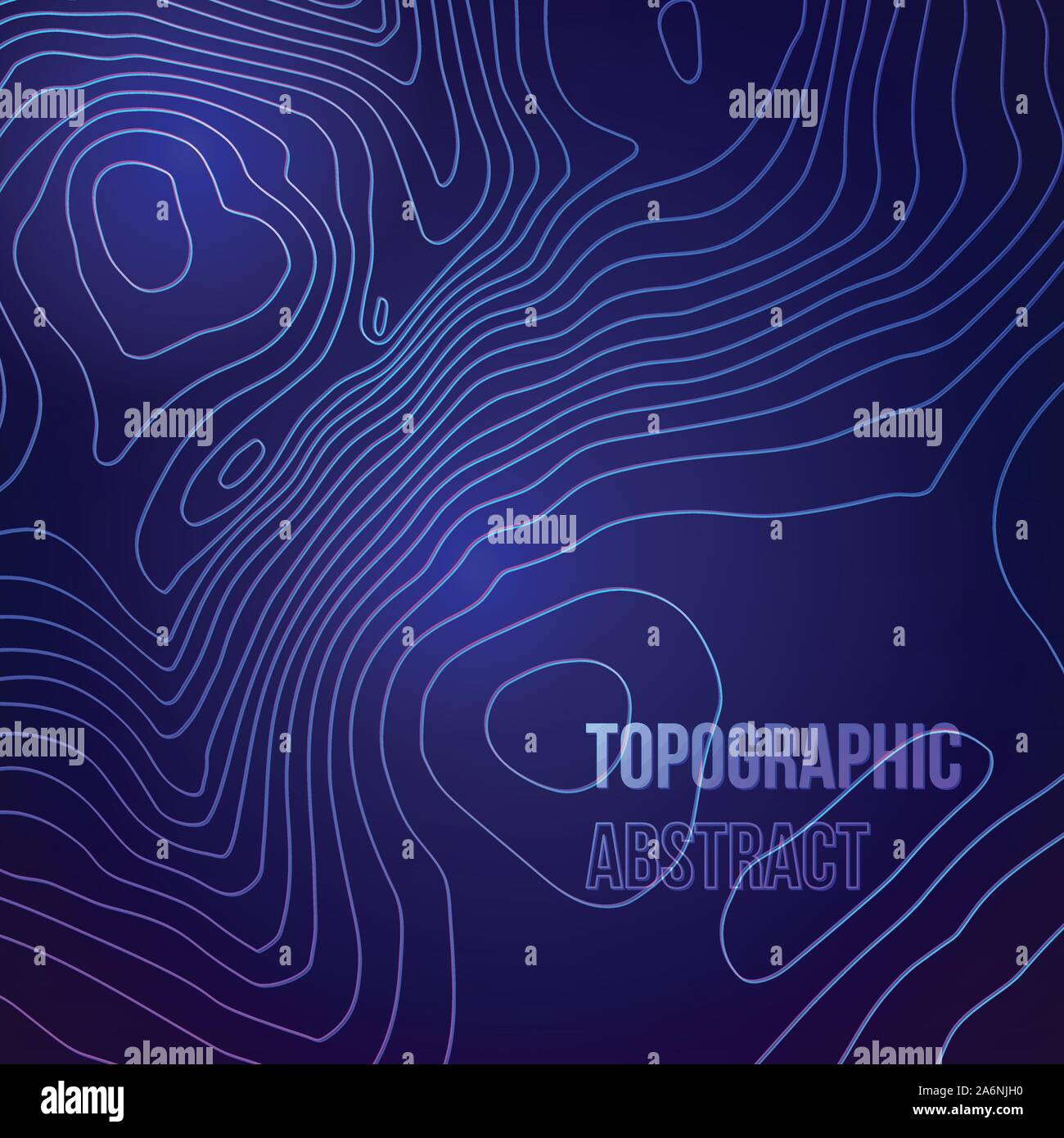 Topographic map colorful abstract background with contour lines Stock ...
