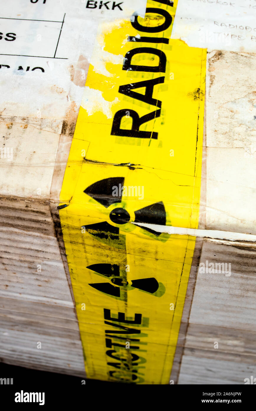 Transportation paper box package type A for small radioactive material ...