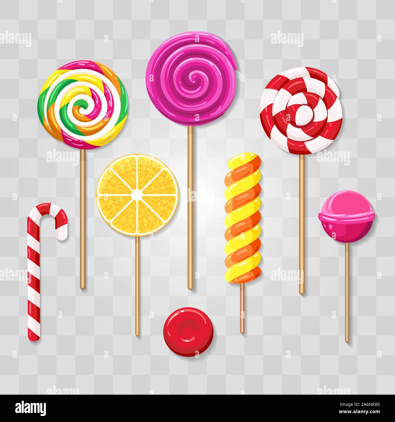 Candy store lollipops Stock Vector Images - Alamy
