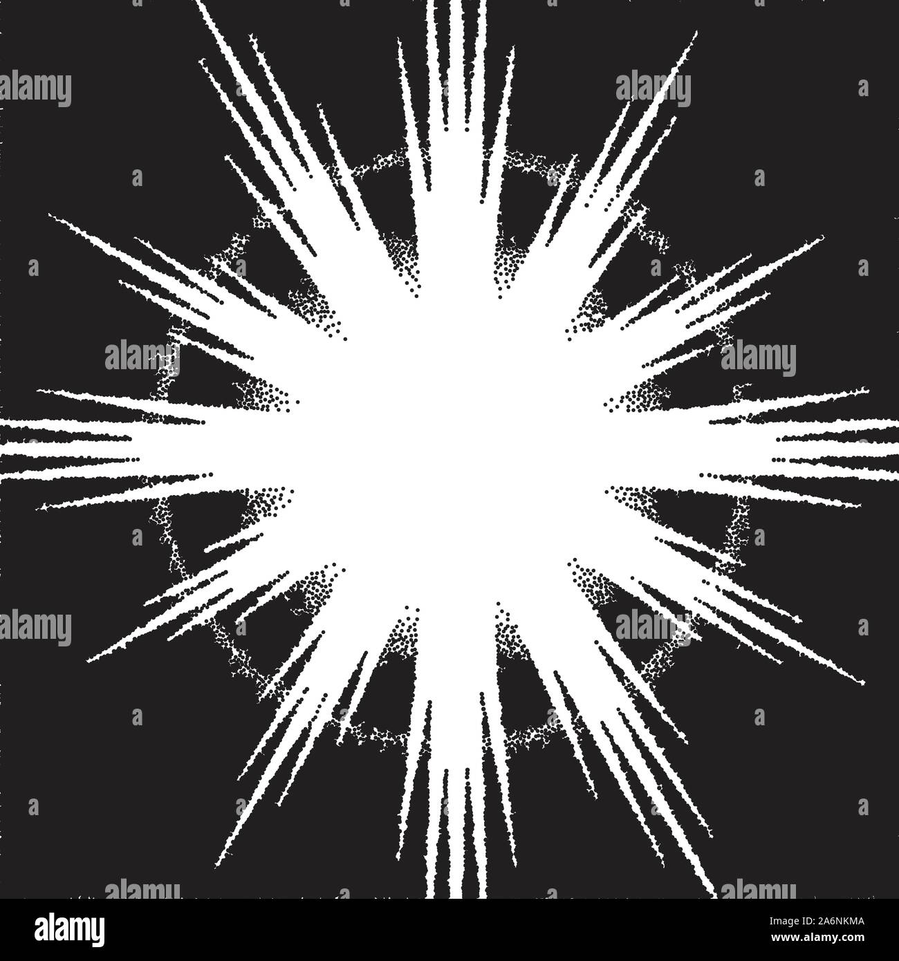 Engraving of the explosion Stock Vector Images - Alamy
