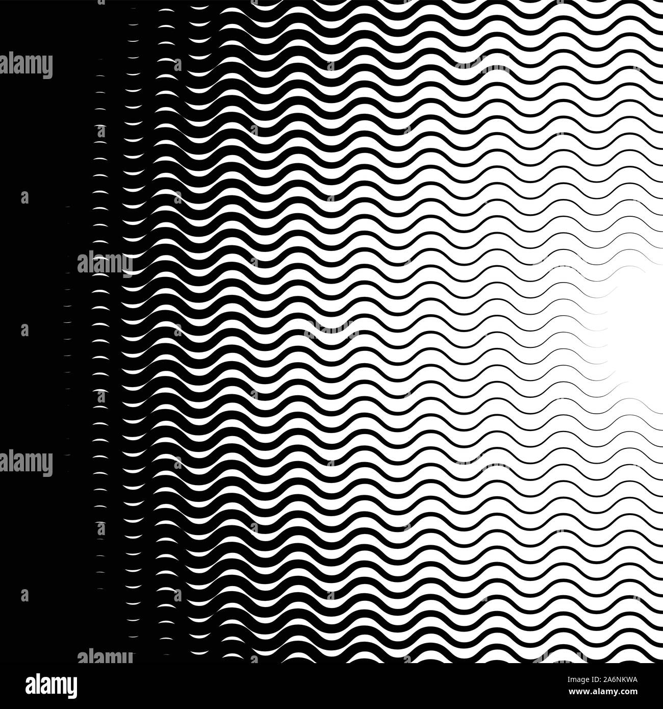 Background with gradient of black and white wave lines Stock Vector ...
