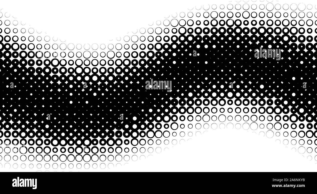 Background with gradient of black and white circles Stock Vector Image ...