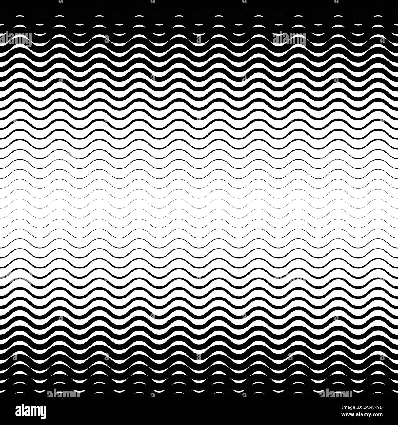 Background with gradient of black and white wave lines Stock Vector ...