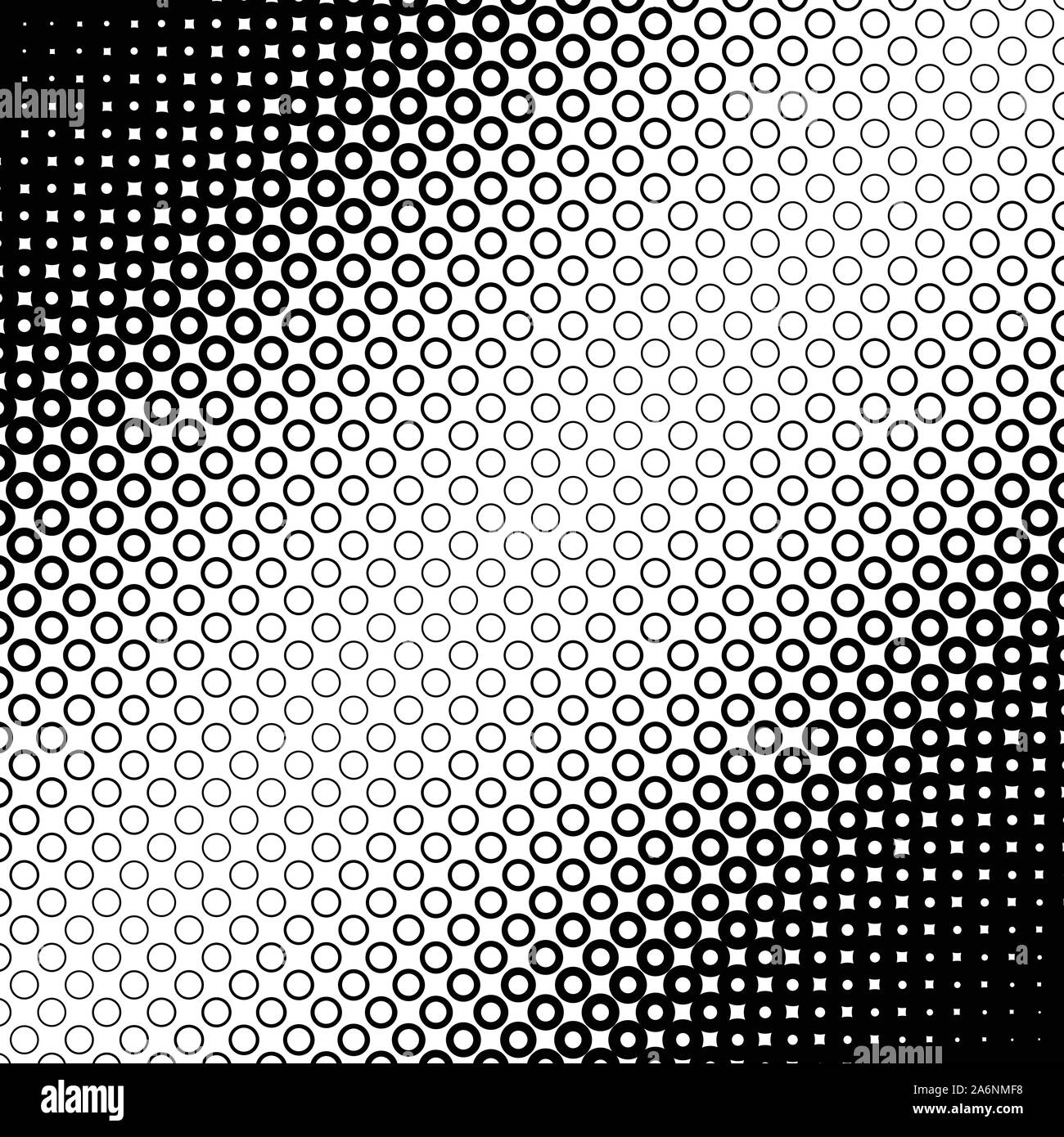 Background with gradient of black and white circles Stock Vector Image ...