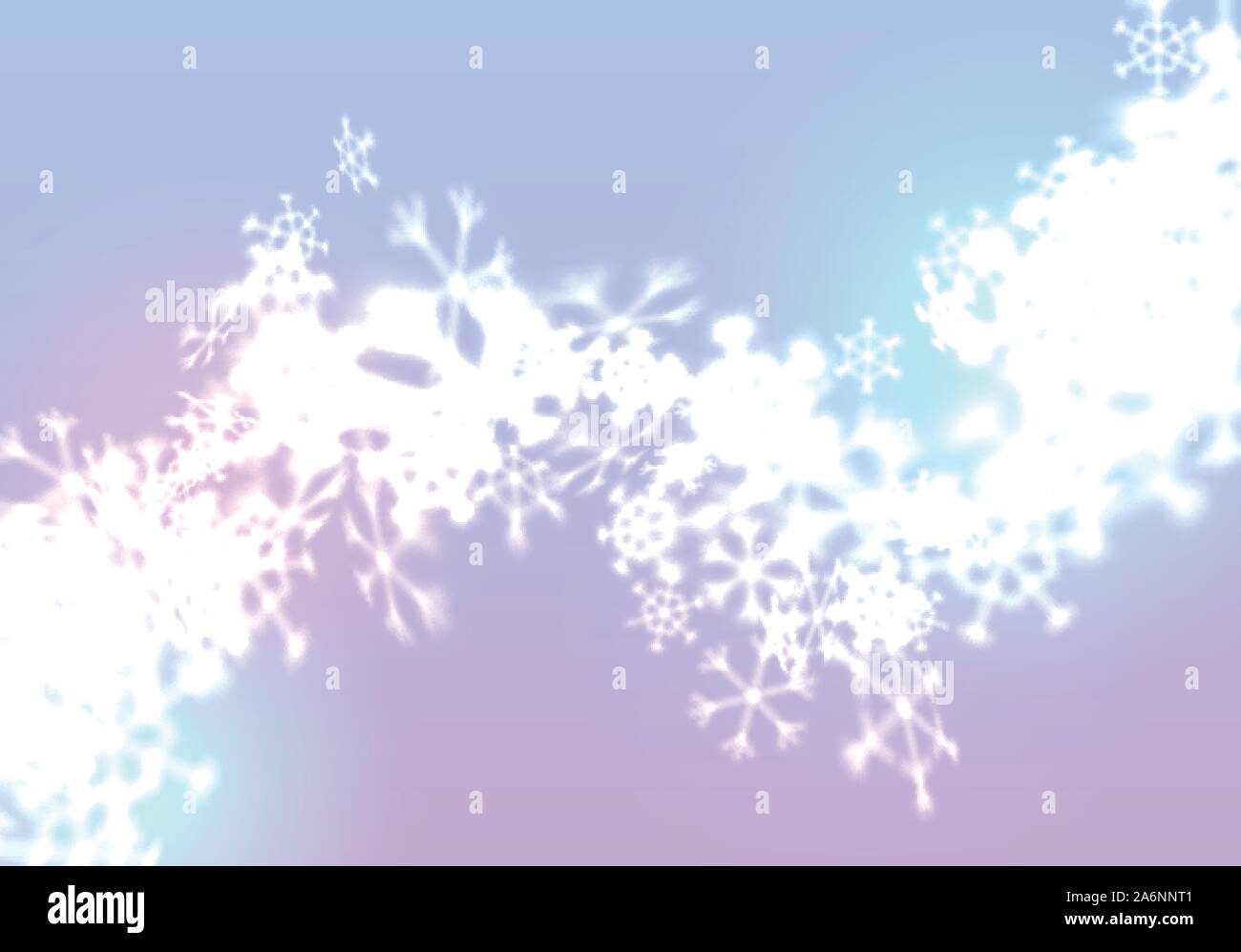 Christmas snowflakes background with falling and swirling snow Stock ...