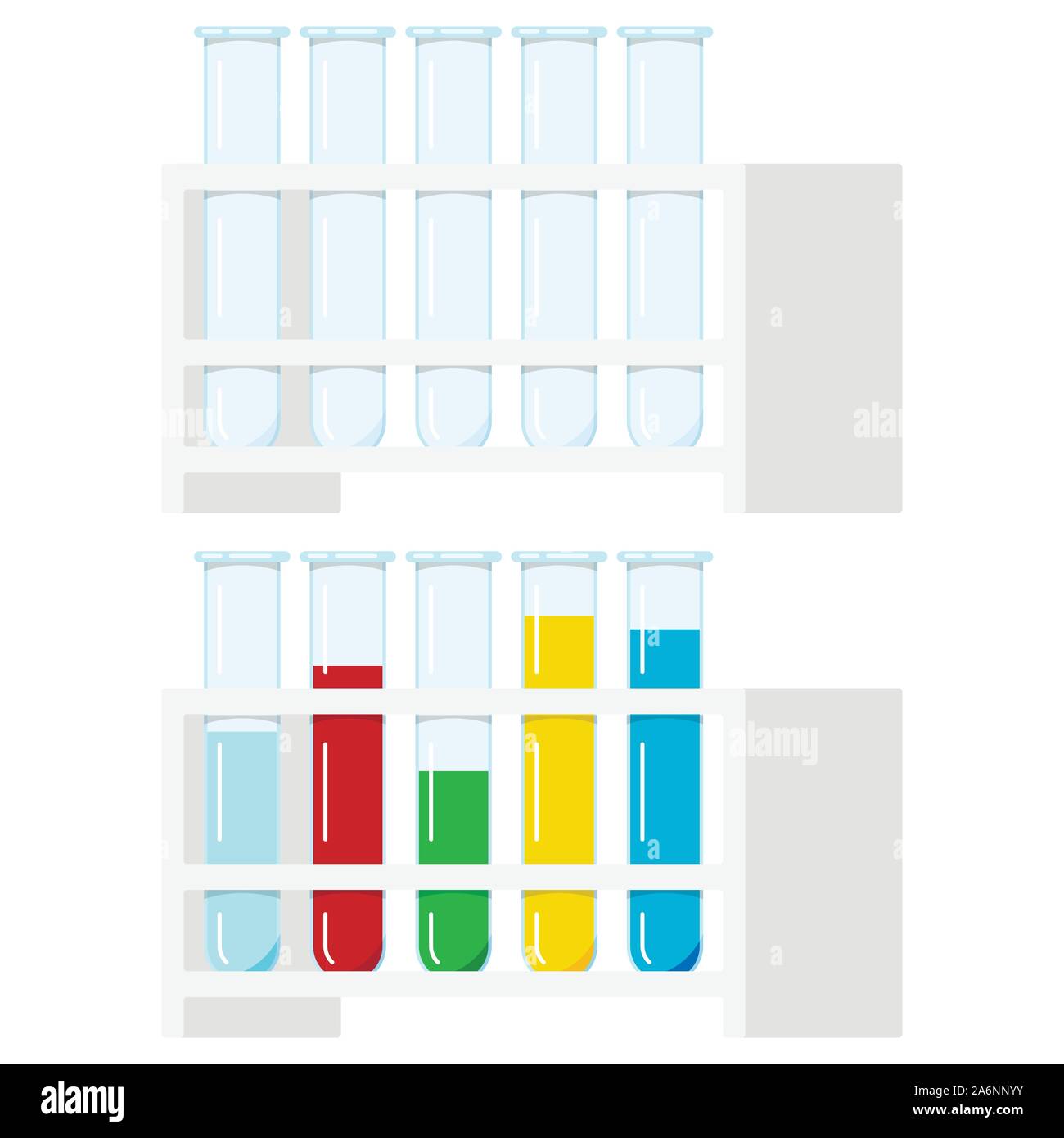 Lab tubes vector hi-res stock photography and images - Alamy