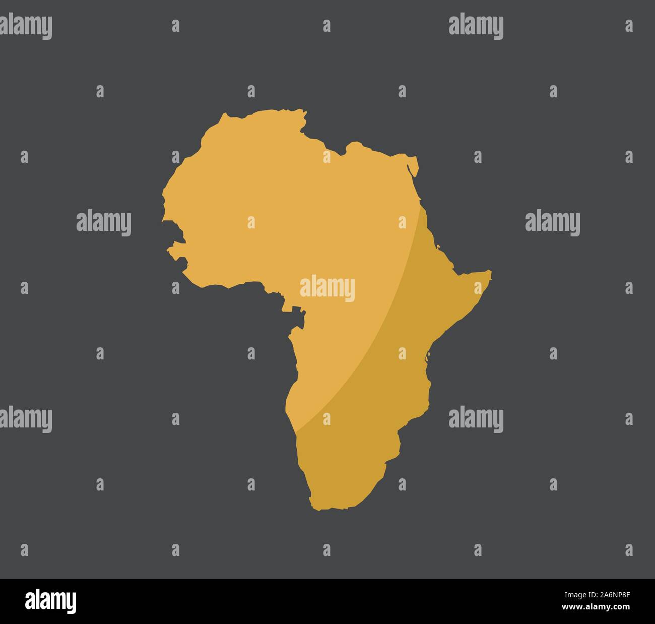 Africa map vector illustration Stock Vector Image & Art - Alamy