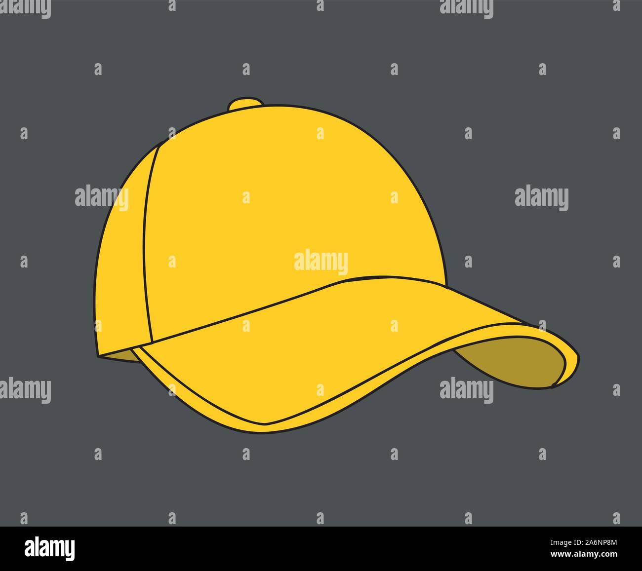 Men mesh baseball cap Stock Vector Images - Alamy