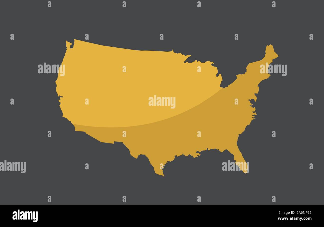 USA map vector illustration Stock Vector Image & Art - Alamy