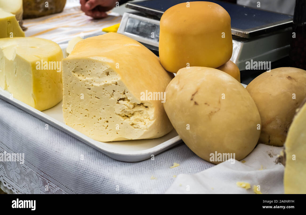 traditional Romanian cheese from Transylvania Stock Photo - Alamy