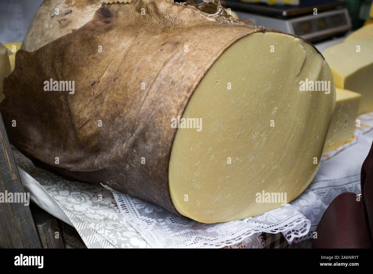 traditional Romanian cheese from Transylvania Stock Photo - Alamy