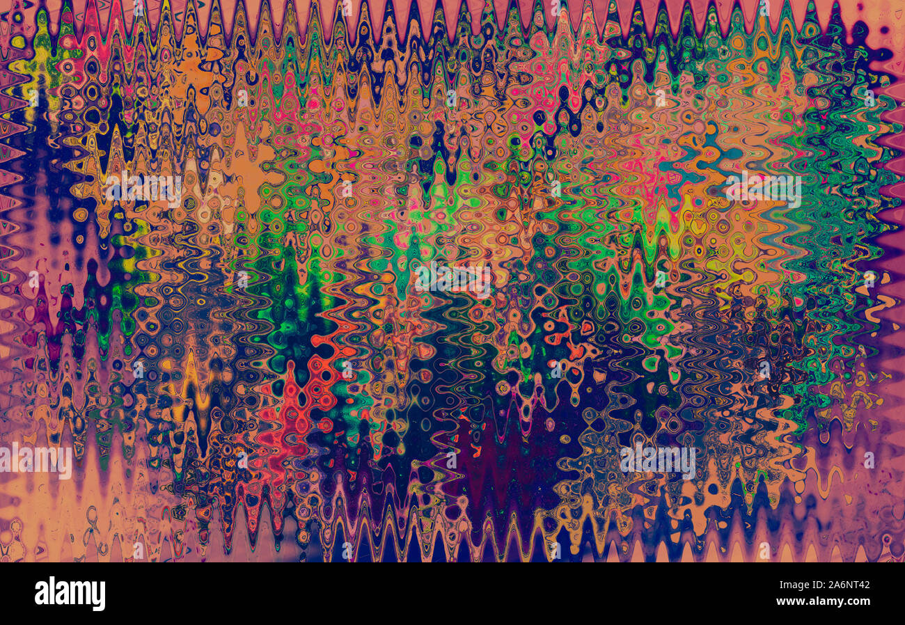 Traditional Ottoman Turkish abstract marbling art patterns as ...