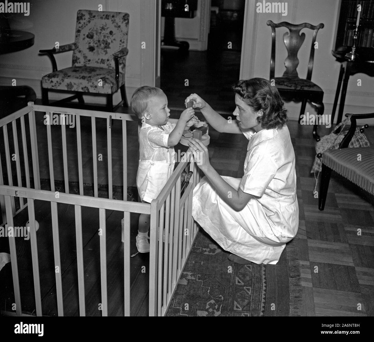 1930s playpen hi-res stock photography and images - Alamy