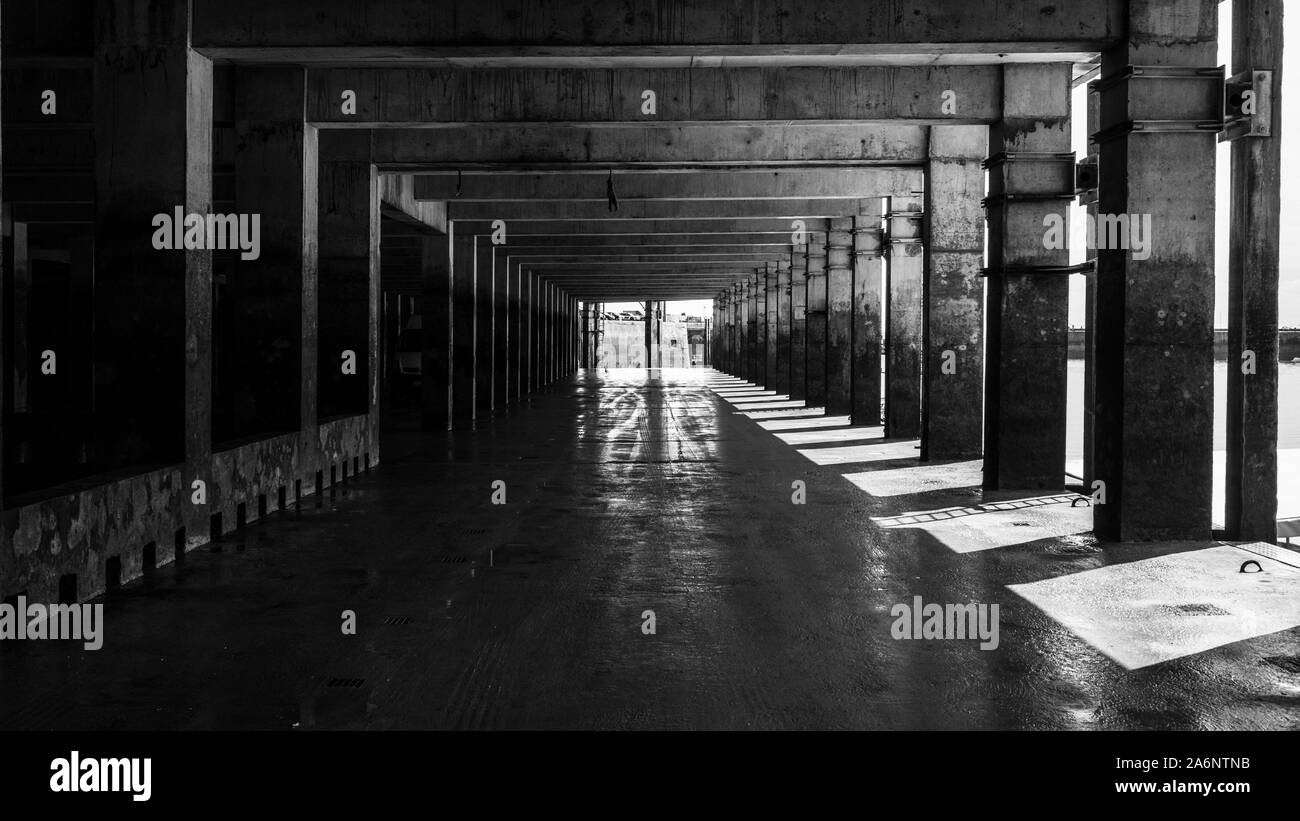 Tunnel details Black and White Stock Photos & Images - Alamy