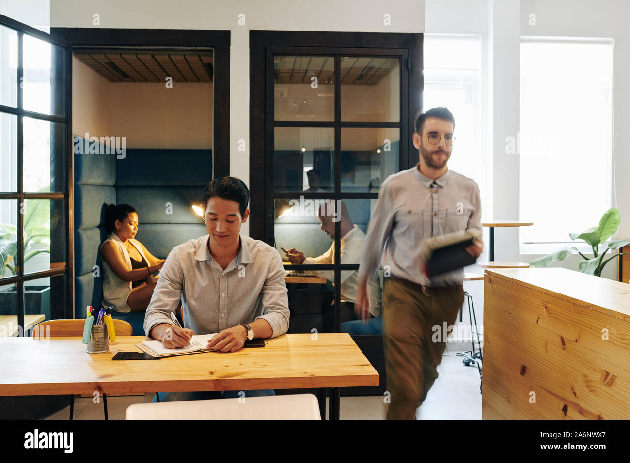 Passing notes hi-res stock photography and images - Alamy