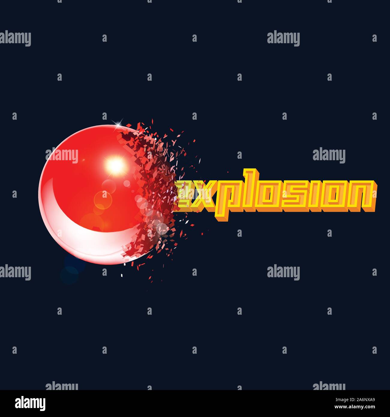 Exploded ball hi-res stock photography and images - Alamy