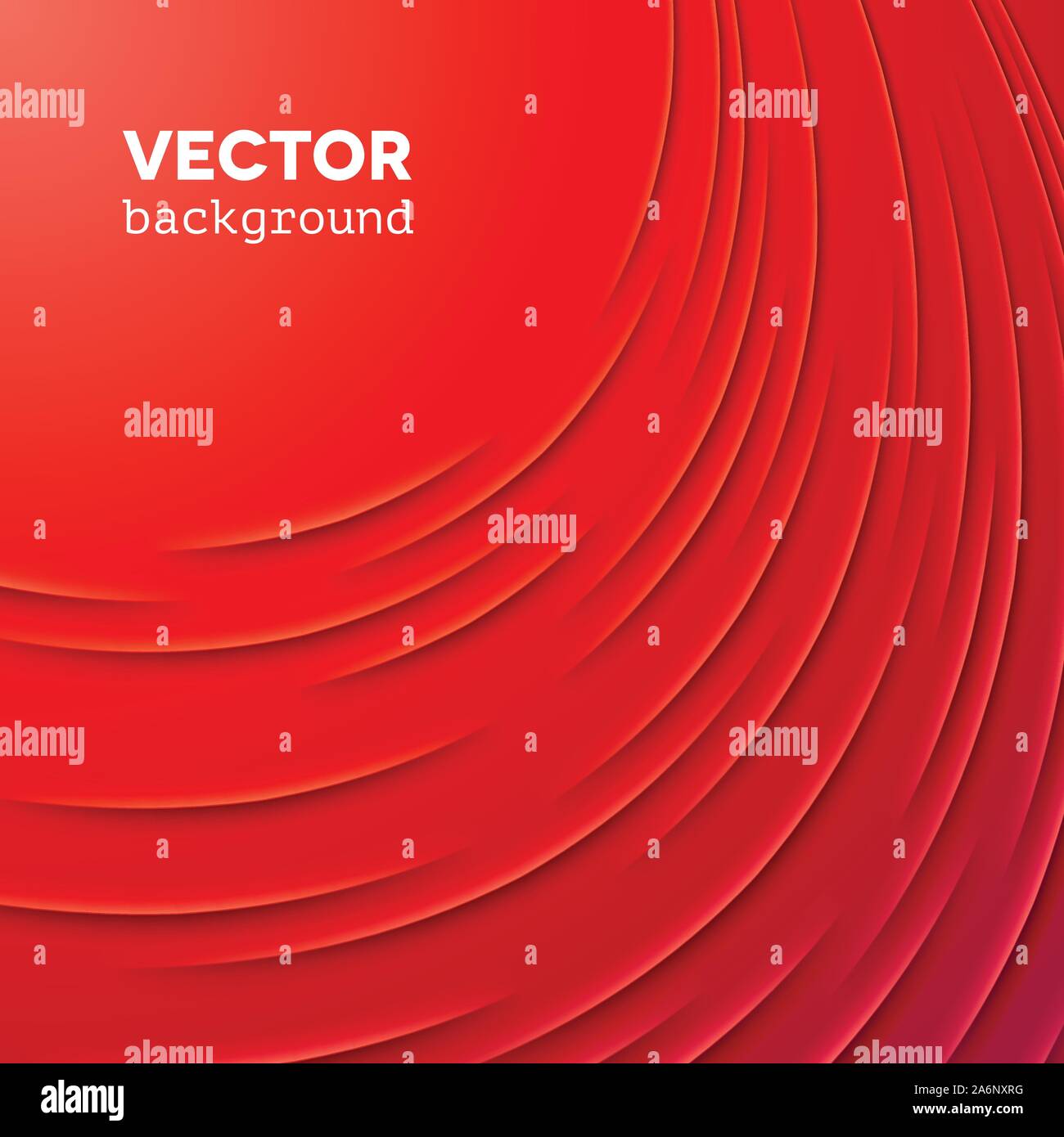 Abstract vector background with red layers Stock Vector Image & Art - Alamy