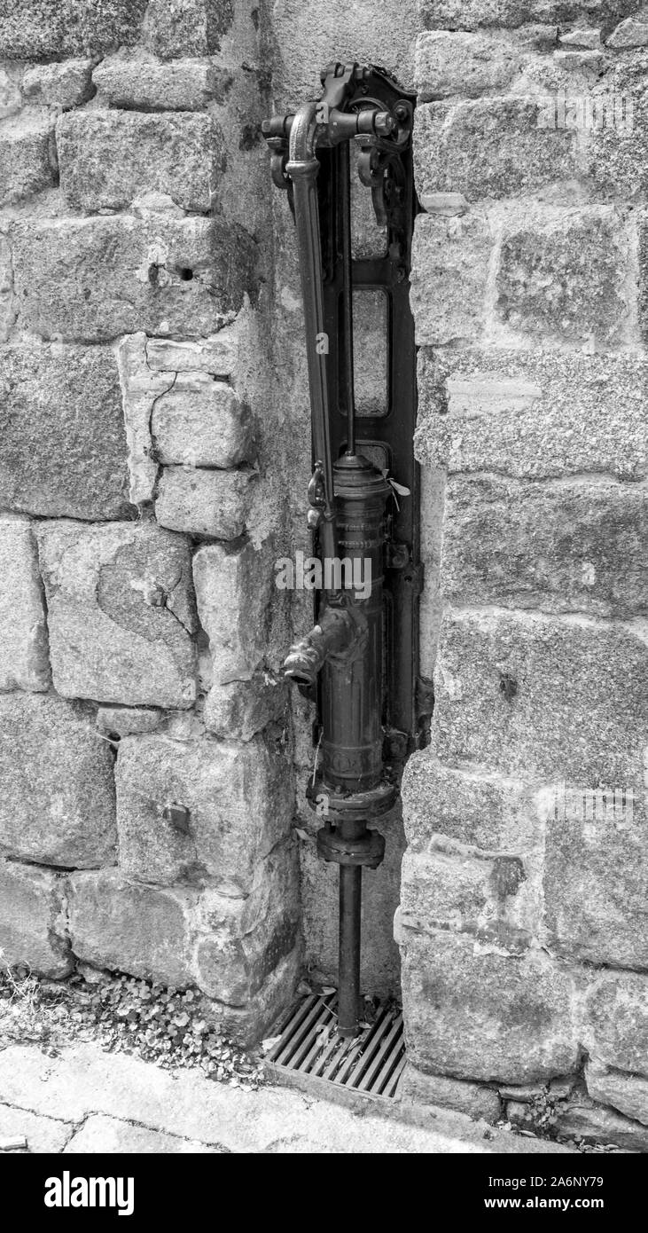 Old hydrant in the garden Black and White Stock Photos & Images - Alamy