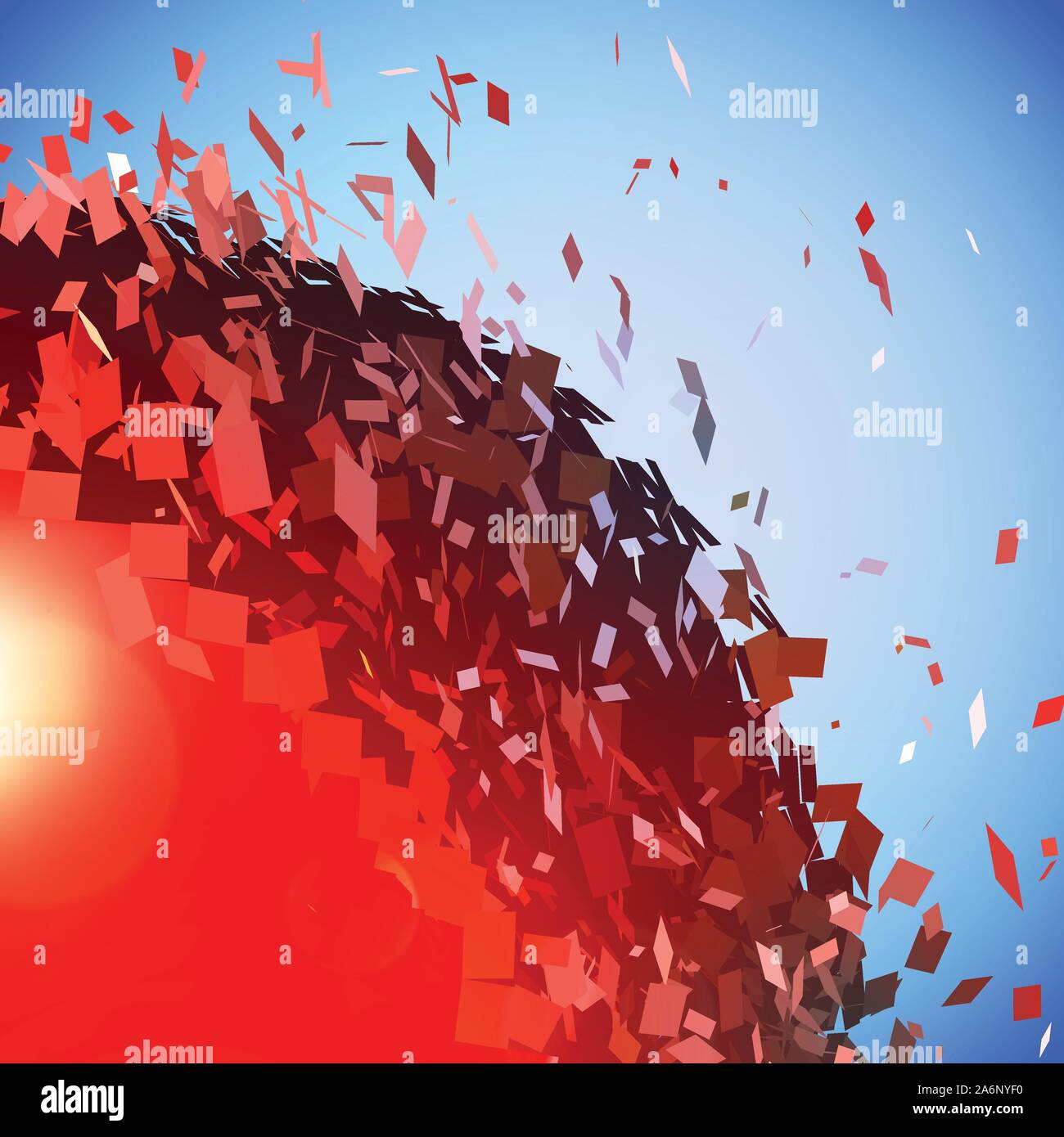 Exploded ball Stock Vector Images - Alamy