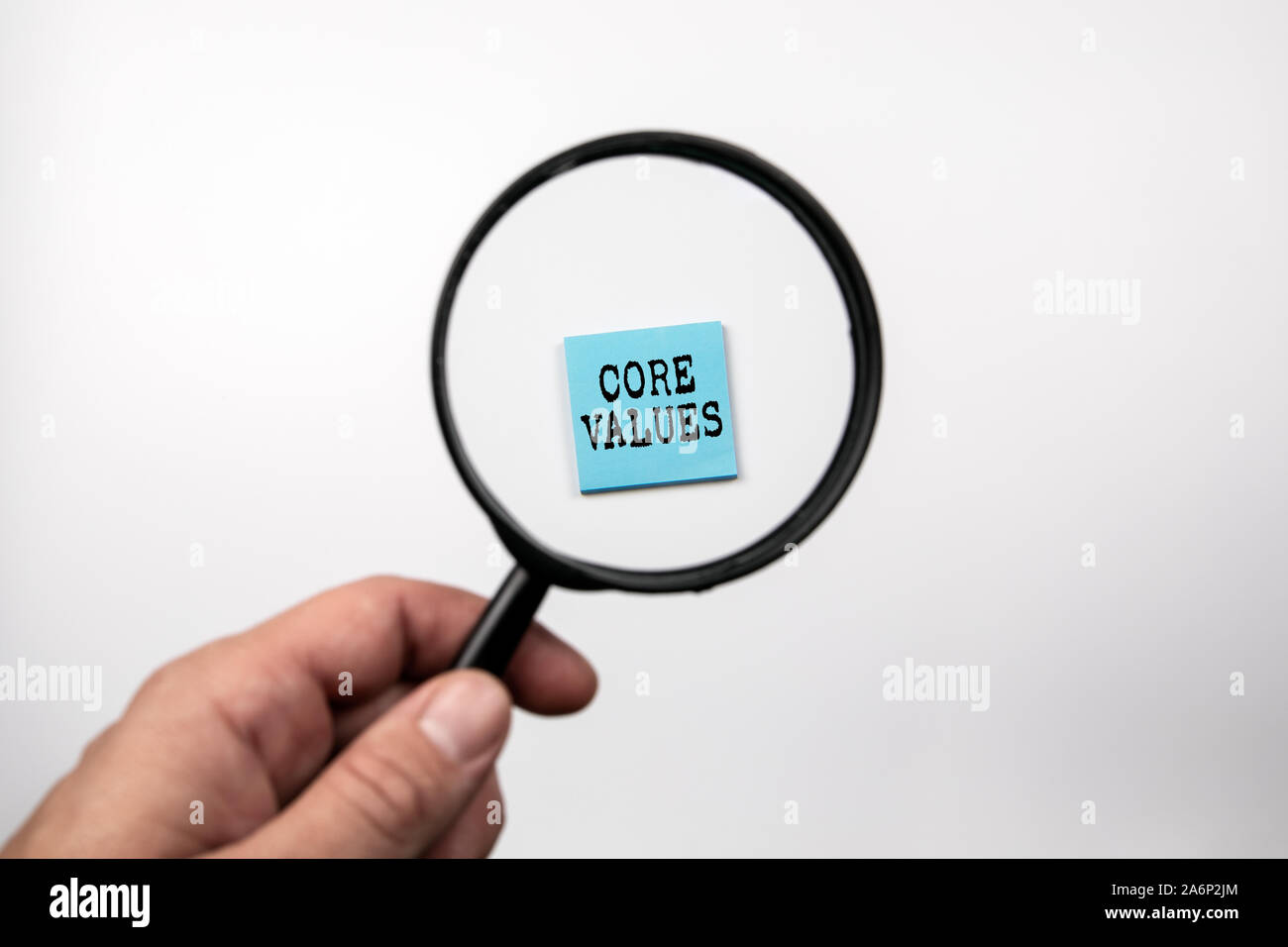 Core Values. Ethics, justice, work culture and company policy concept ...