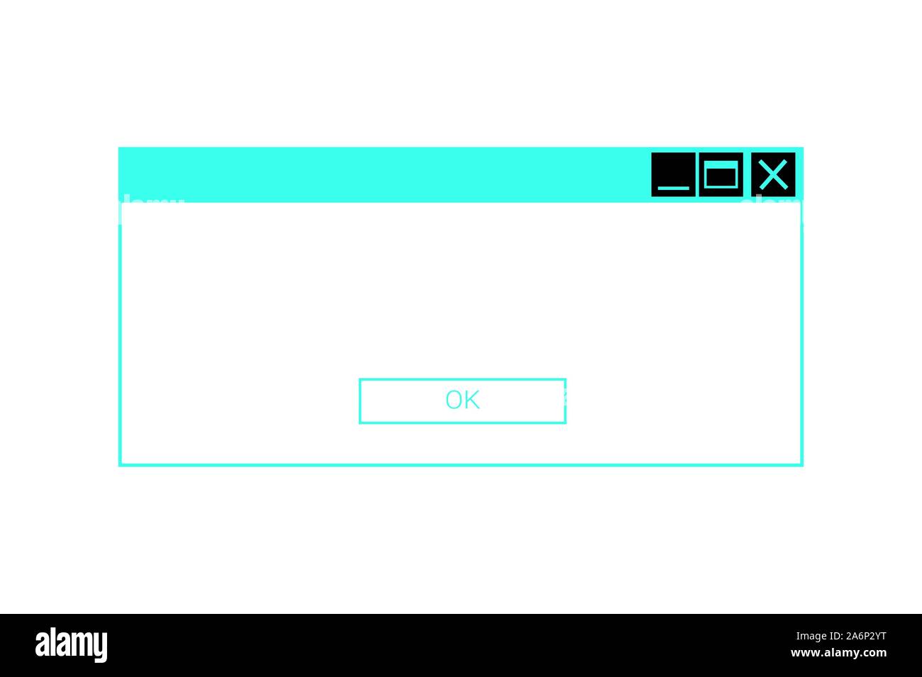 Turquoise window frame Stock Vector Images - Alamy