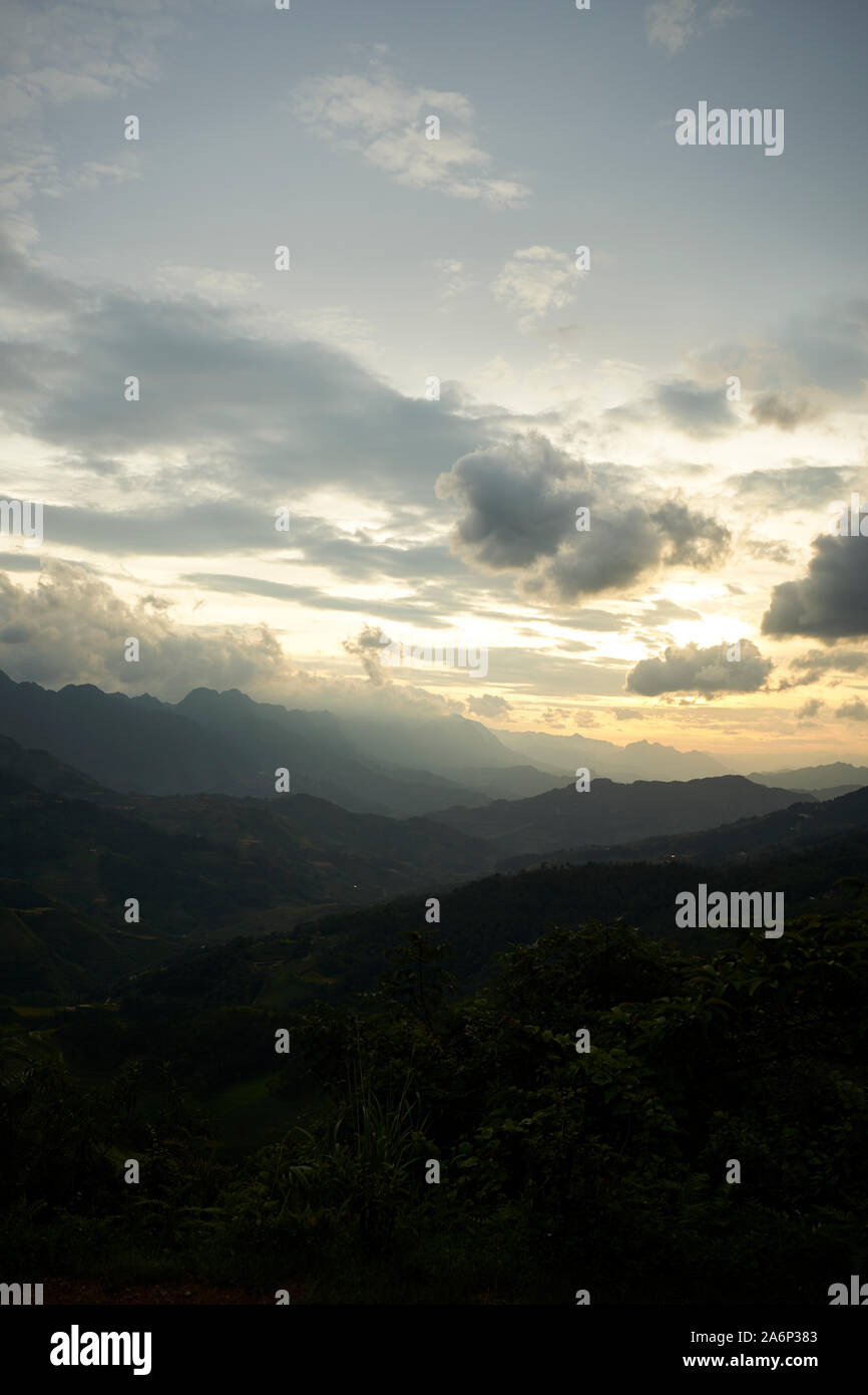 Clouds landscape sunset vietnam hi-res stock photography and images - Alamy