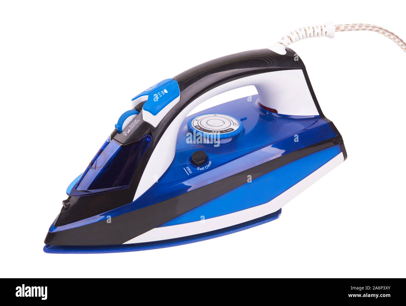 New iron isolated on a white background Stock Photo - Alamy