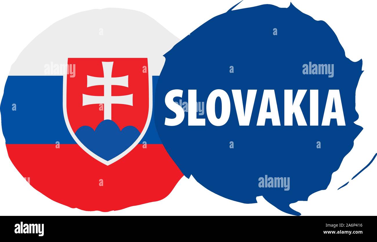 Flag slovak republic in Cut Out Stock Images & Pictures - Alamy
