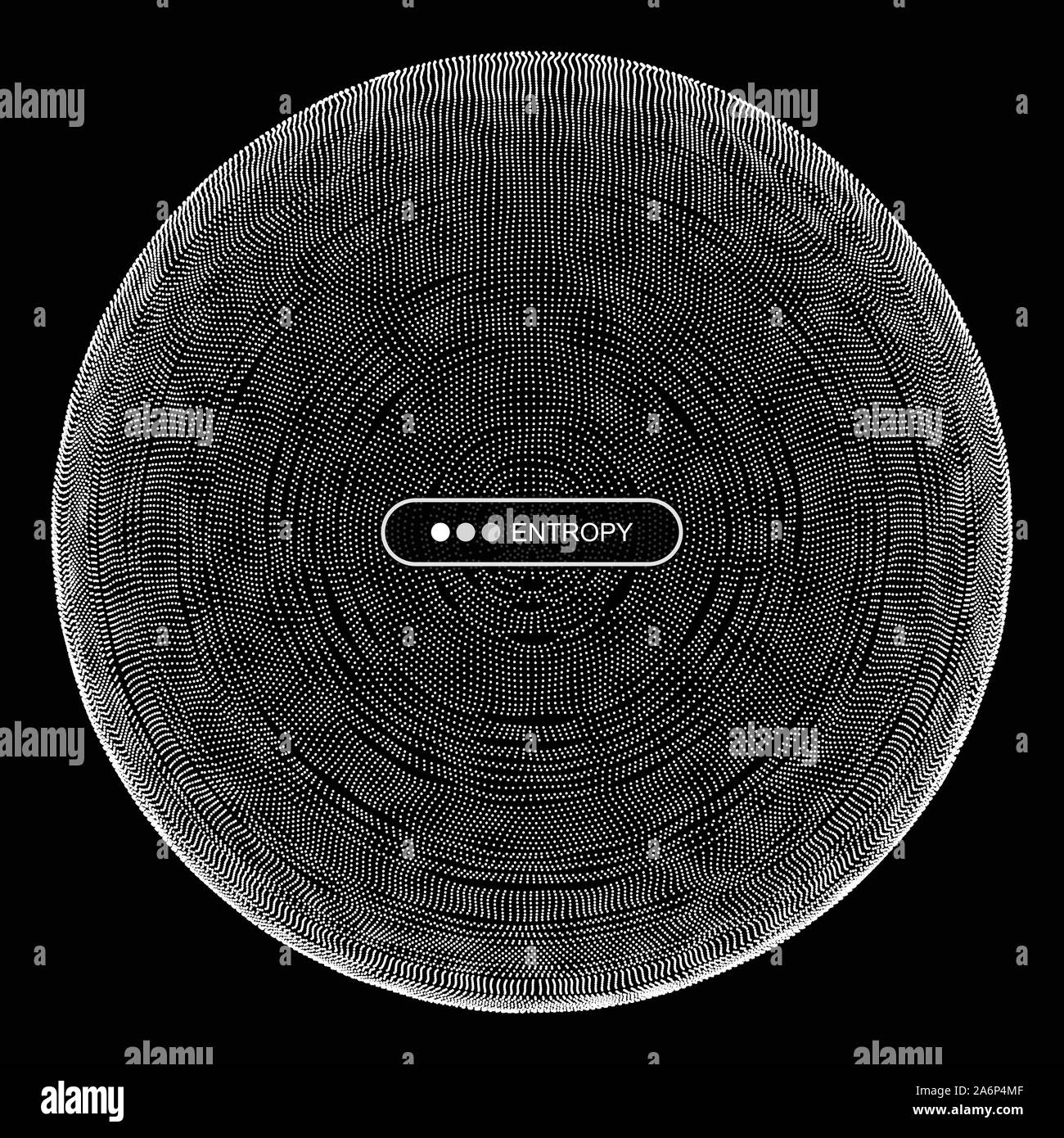 The Sphere Consisting of Points. Global Digital Connections. Abstract Grid Design. 3D Technology ...