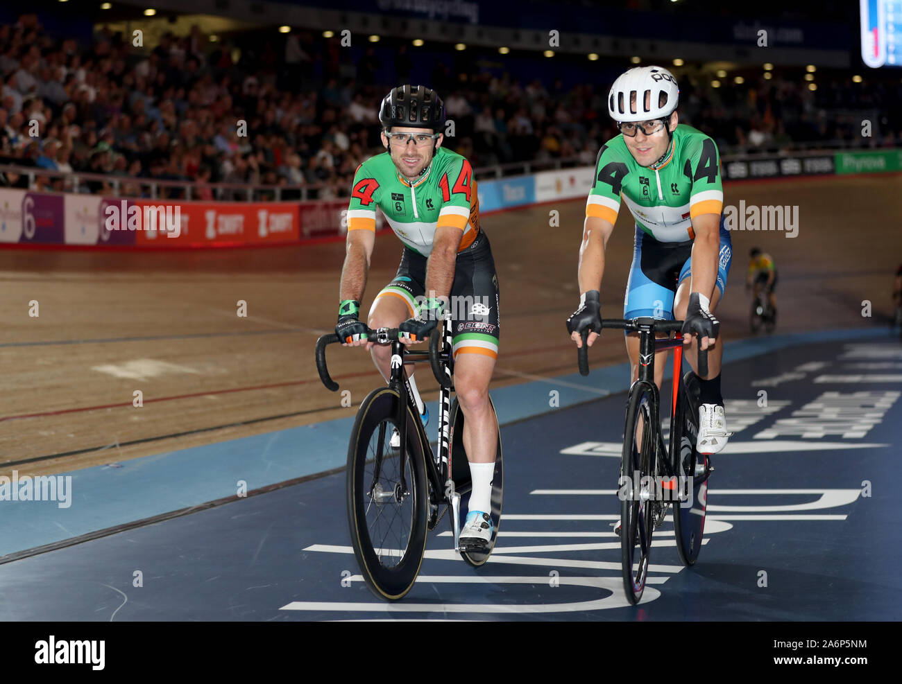 Ireland’s Mark Downey and Felix English during day six of the Phynova ...