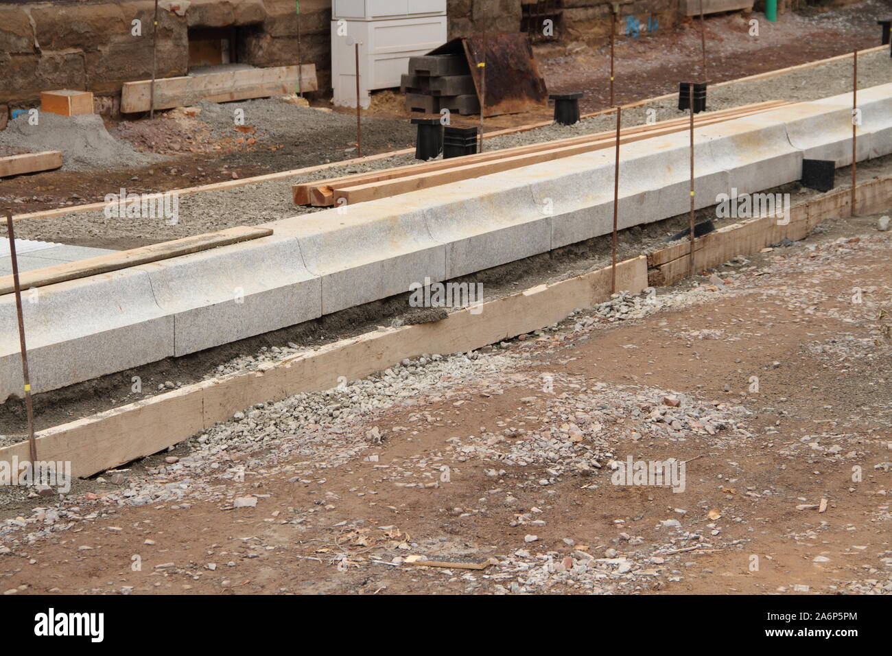 a new road is being built Stock Photo - Alamy