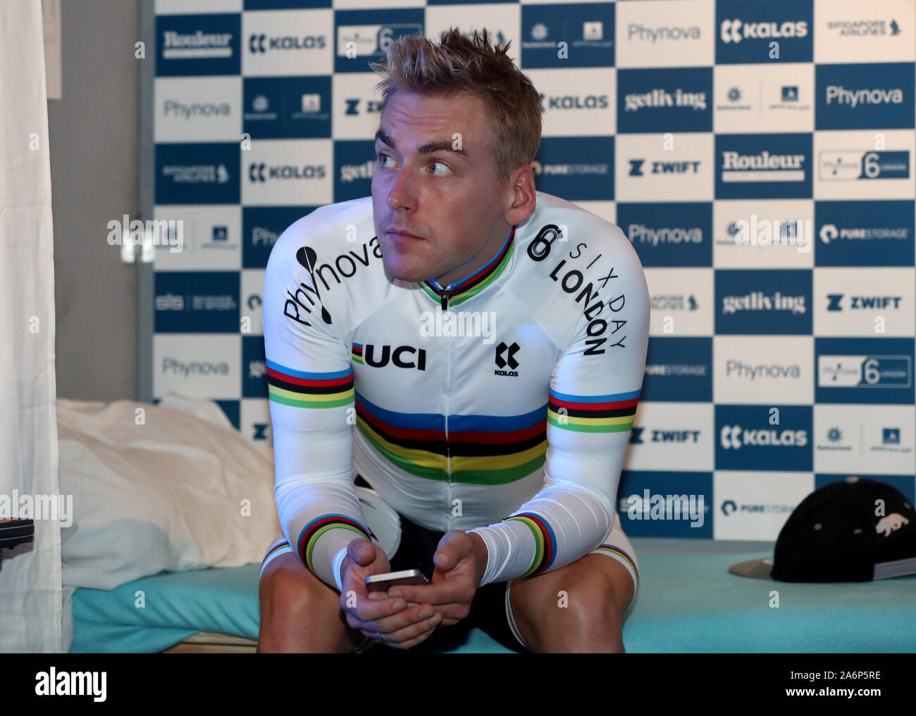 Germany’s Theo Reinhardt during day six of the Phynova Six Day Cycling ...