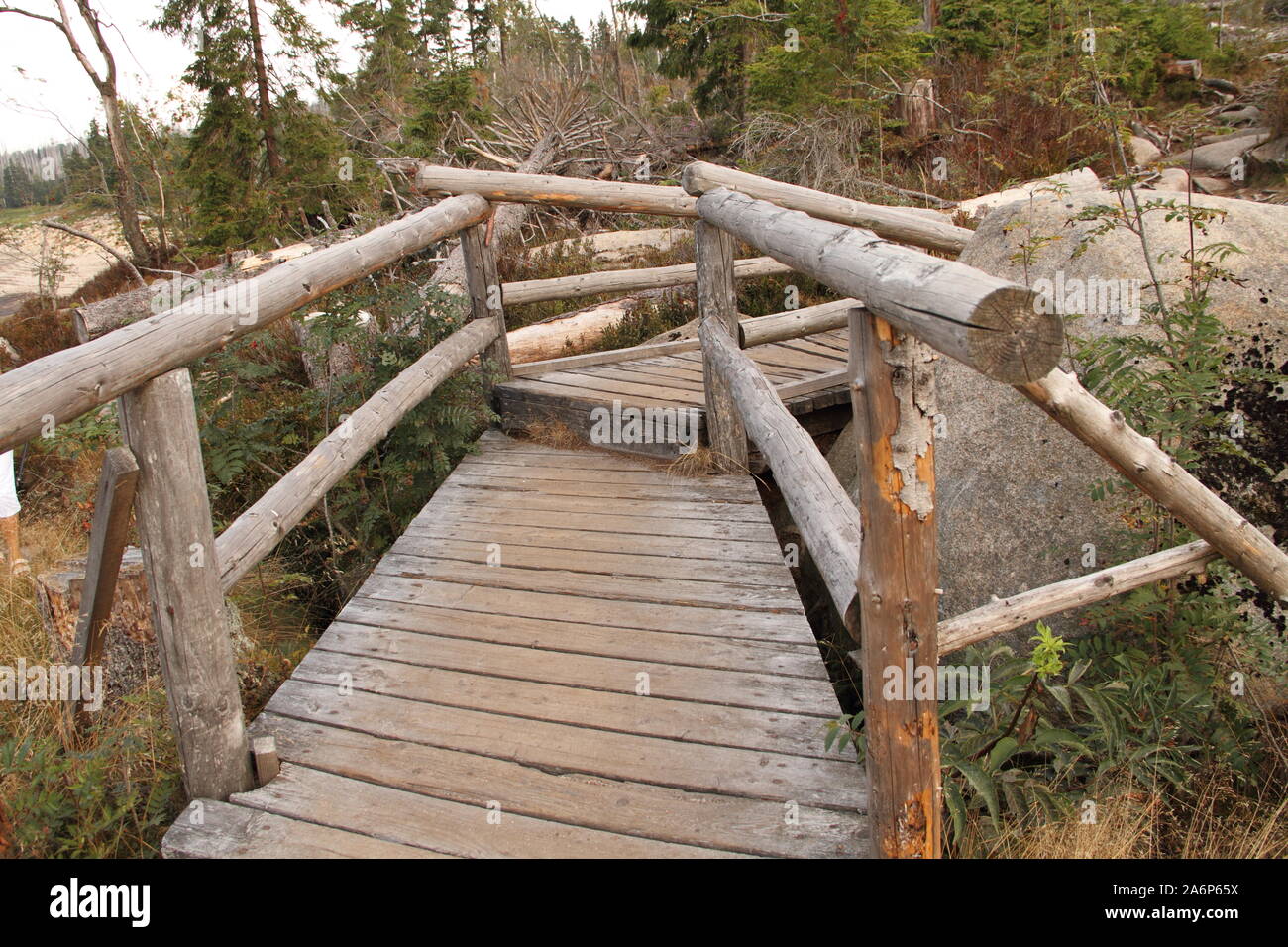 Old rope bridge broken hi-res stock photography and images - Alamy
