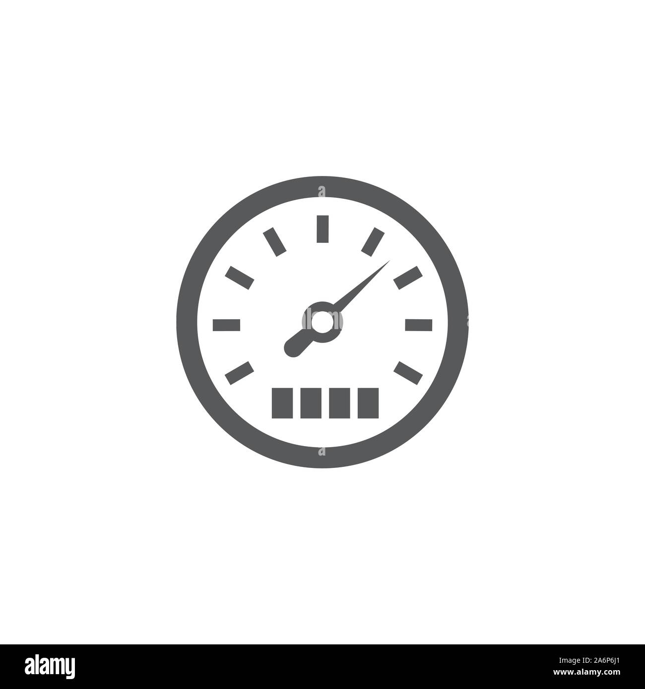 Speedometer icon on white background Stock Vector Image & Art - Alamy