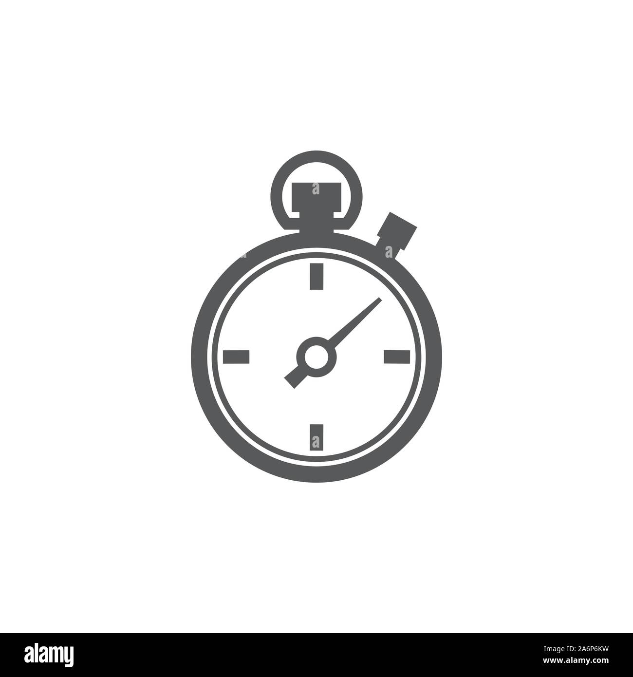 Stopwatch icon on white background Stock Vector Image & Art - Alamy