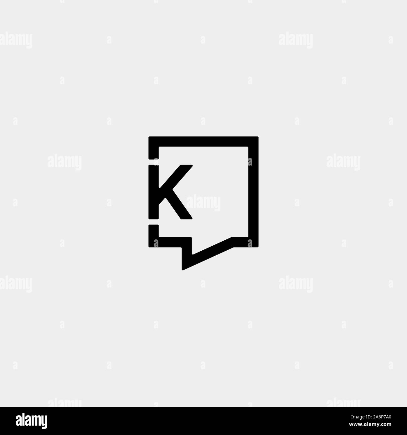 K message logo hi-res stock photography and images - Alamy