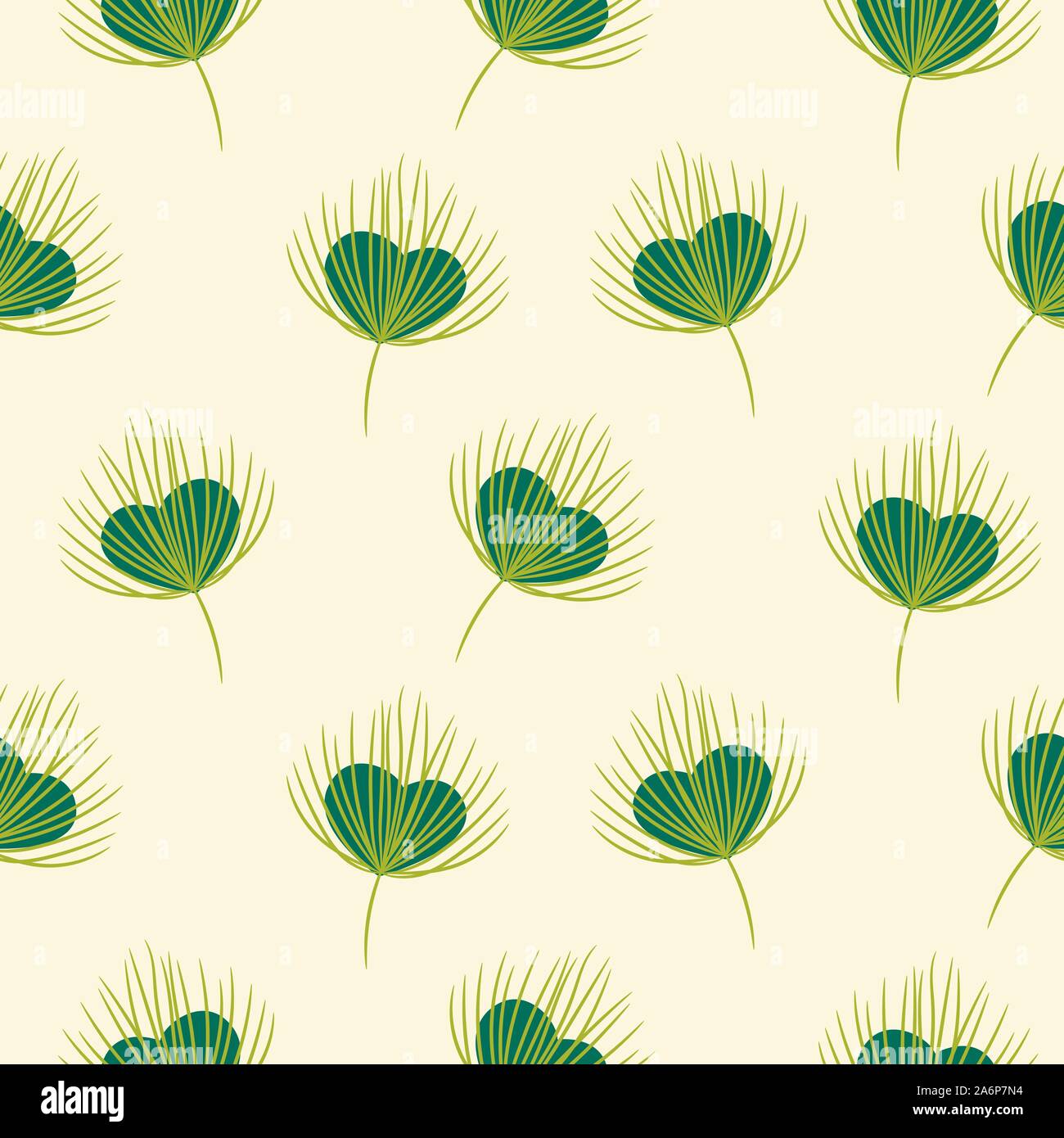 Seamless simple peacock pattern background vector Stock Vector Image ...