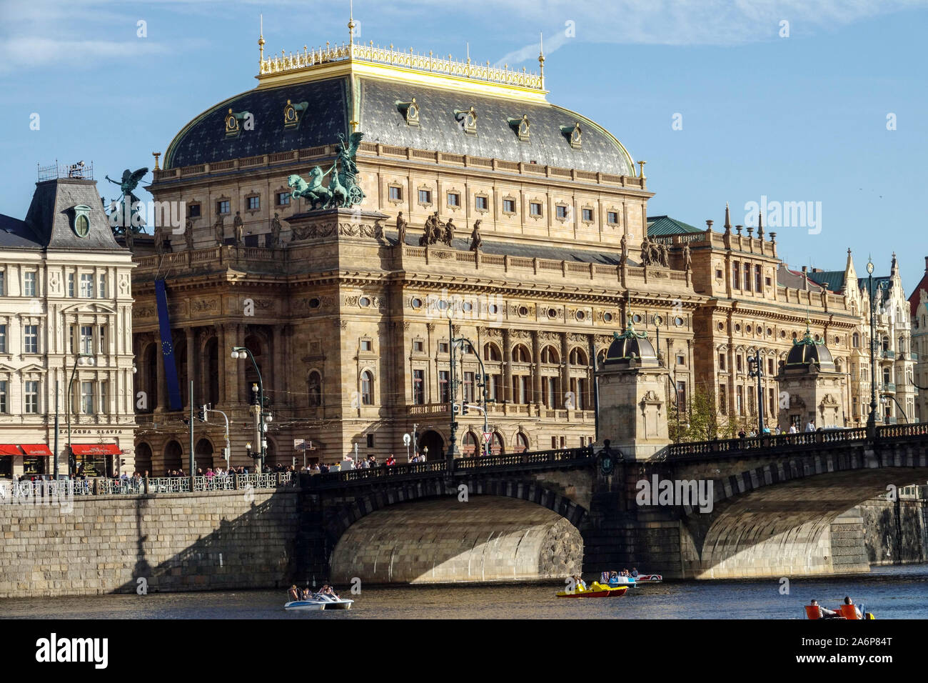 Most legii national theatre narodni divadlo hi-res stock photography ...