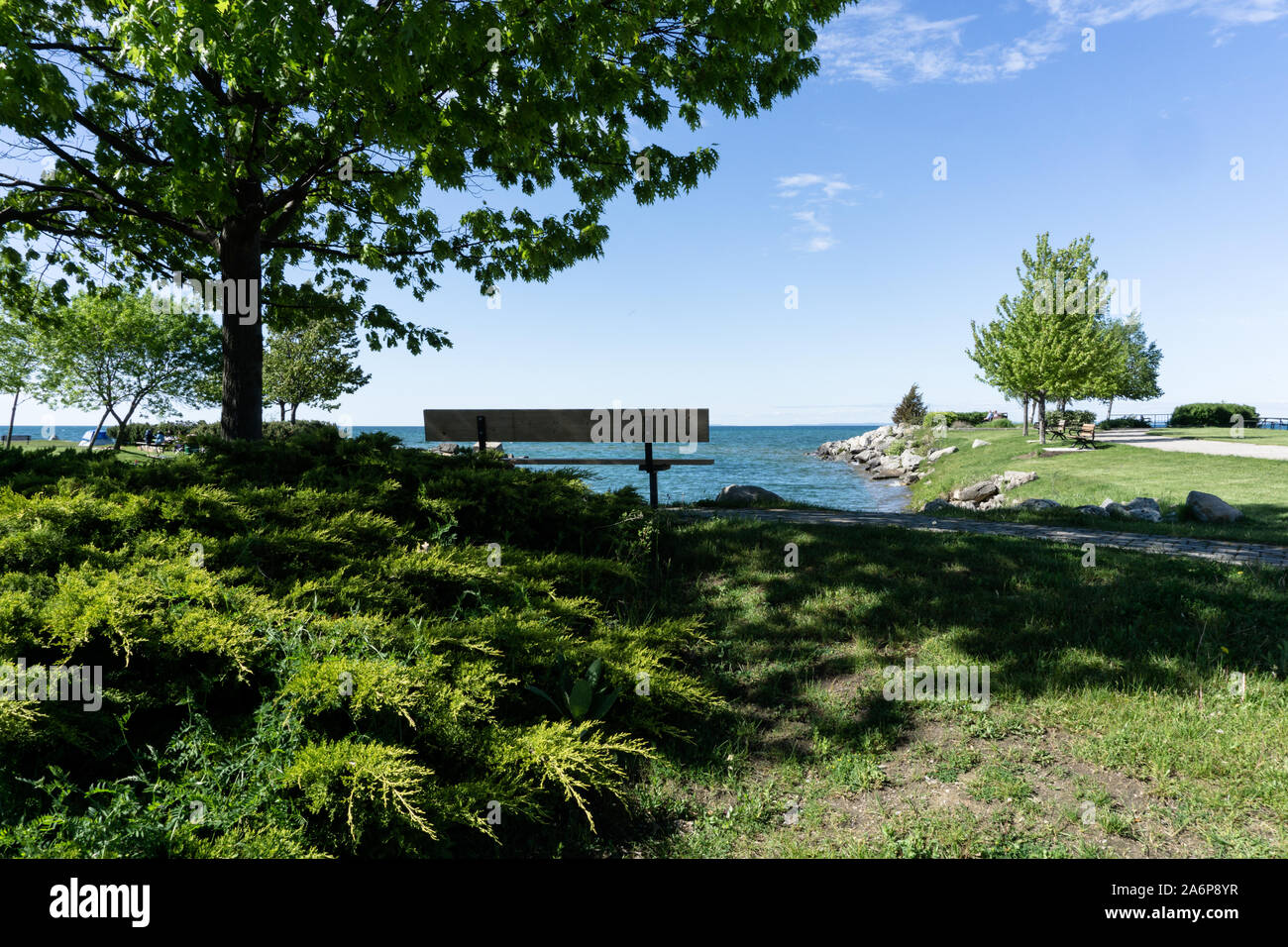 Canada Ontarion Collingwood - at noon at the Sunset Point in ...